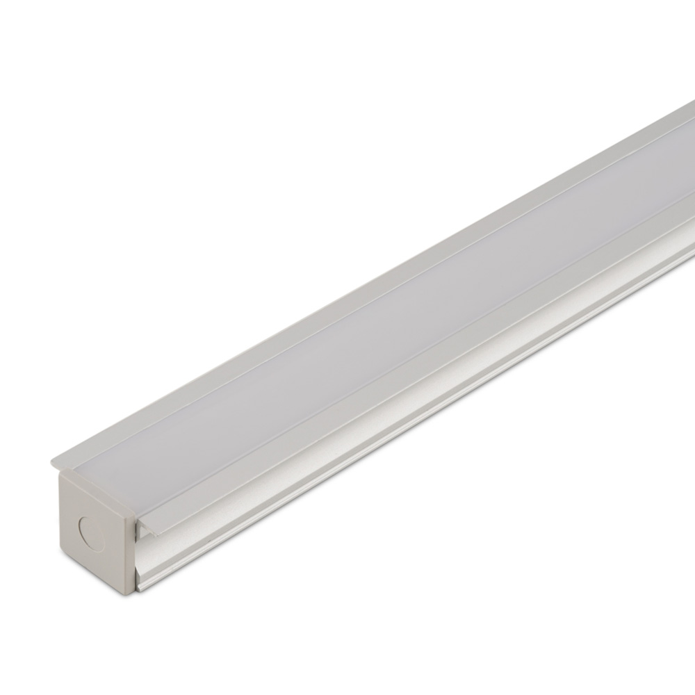 LED-Streifen Profil 2,5m Einbau Hoch komplett | Ledisons