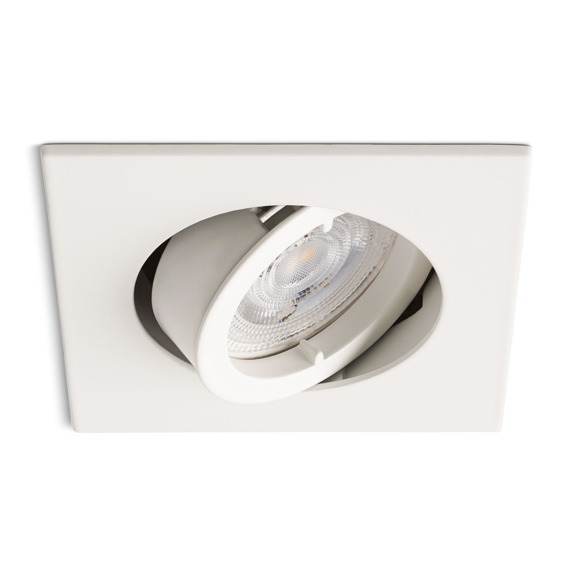 Komplettes Set LED-Spot Felice Weiß mit GU10 Spots 4.2 Watt dimmbar ...